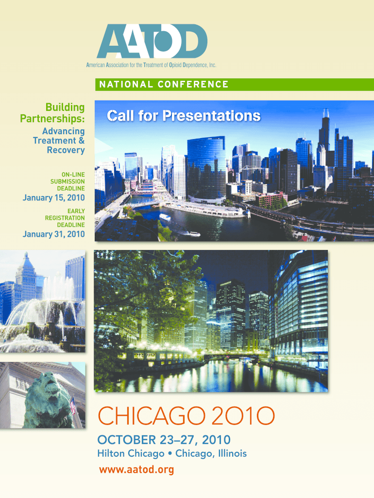Fillable Online aatod Call for Presentation/Early Registration Brochure - aatod Fax Email Print ...