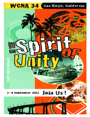 Fillable Online WCNA 34 Registration Flier Fax Email Print - pdfFiller