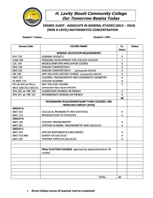 Fillable Online (NON ALEVEL) MATHEMATICS CONCENTRATION Fax Email Print ...