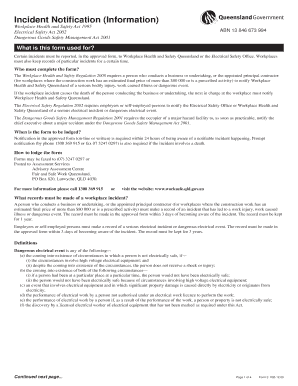 Fillable Online qahc org Form 3 - Incident Notification Form ...