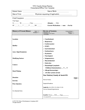 Fillable Online webdoc nyumc NYU Faculty Group Practice ...