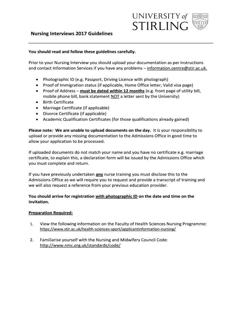 Fillable Online You should read and follow these guidelines carefully ...