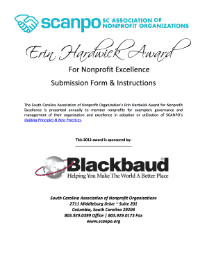 Fillable Online Erin Hardwick Award Fax Email Print - pdfFiller