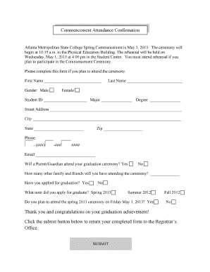 Fillable Online Click the submit button below to return your completed ...