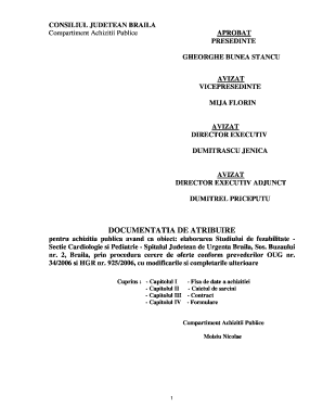 Fillable Online DA SF SECTIE CARDIOLOGIE SI PEDIATRIE LA SP JUD BRAILA ...