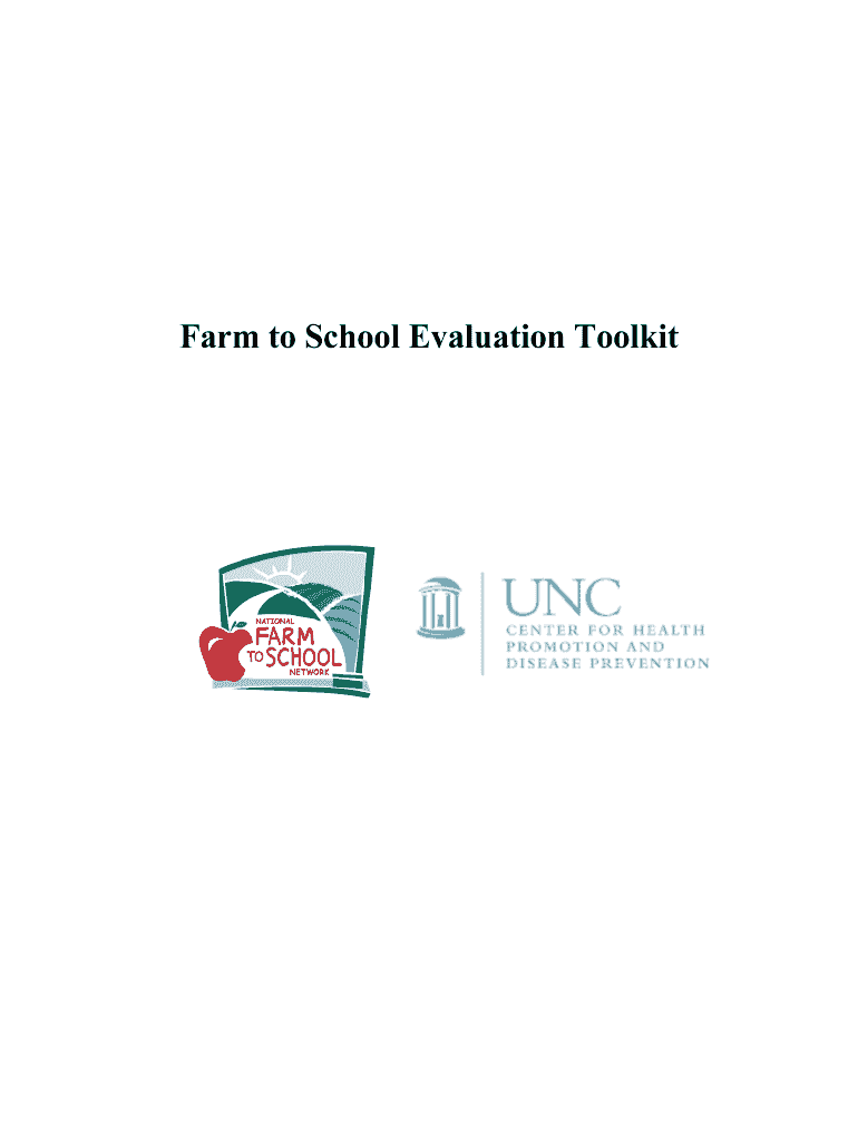 Fillable Online Farm to School Evaluation Toolkit Fax Email Print ...