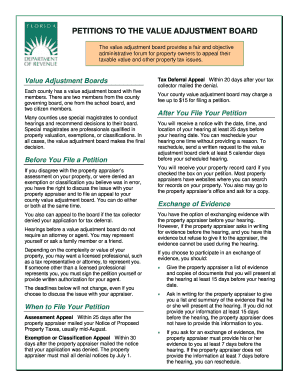 Fillable Online pinellasclerk The value adjustment board provides a ...