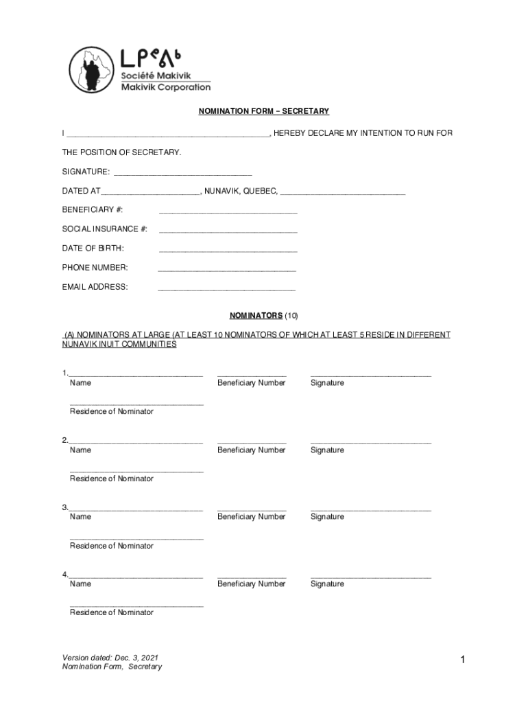 Fillable Online Candidate Intention Statement FORM 501 Fax Email Print - pdfFiller