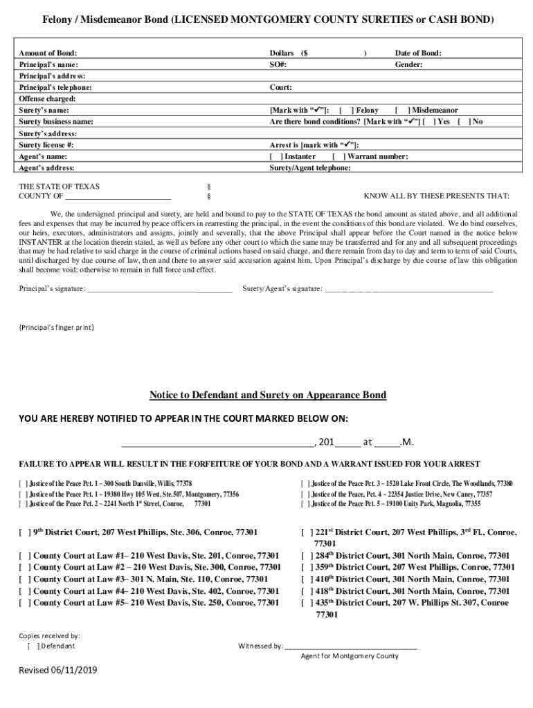 Fillable Online Fillable Online Motion To Revoke Bond Texas - ownu ...