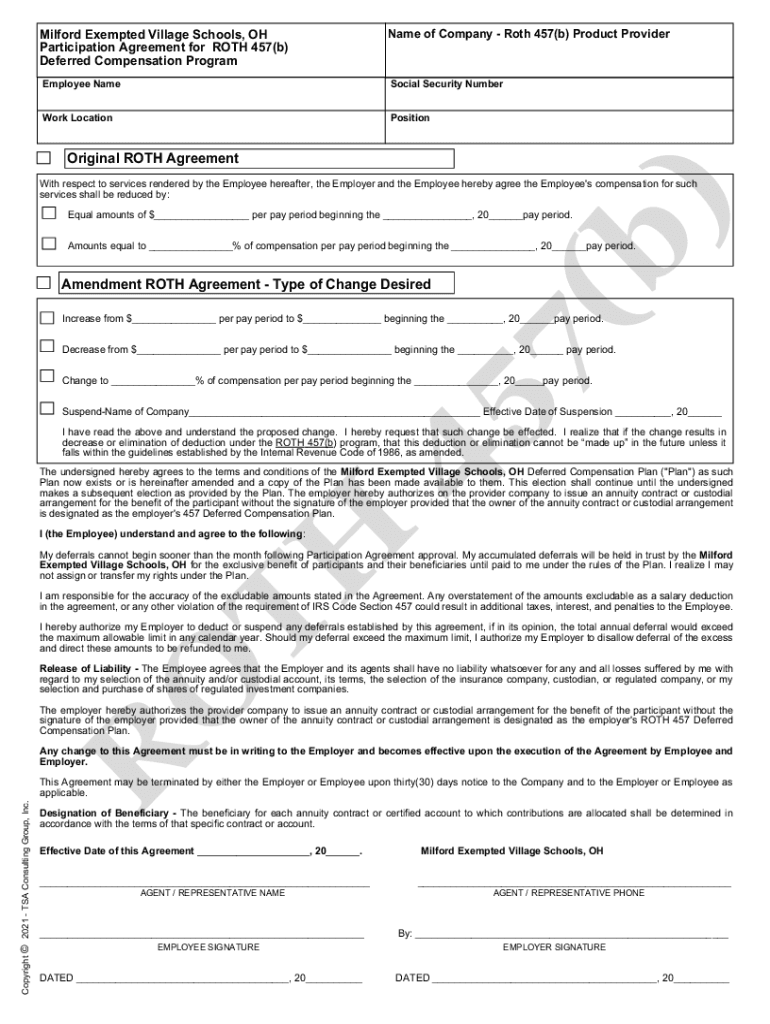 Fillable Online TSA Consulting Group - Milford Exempted Village Schools Fax Email Print - pdfFiller