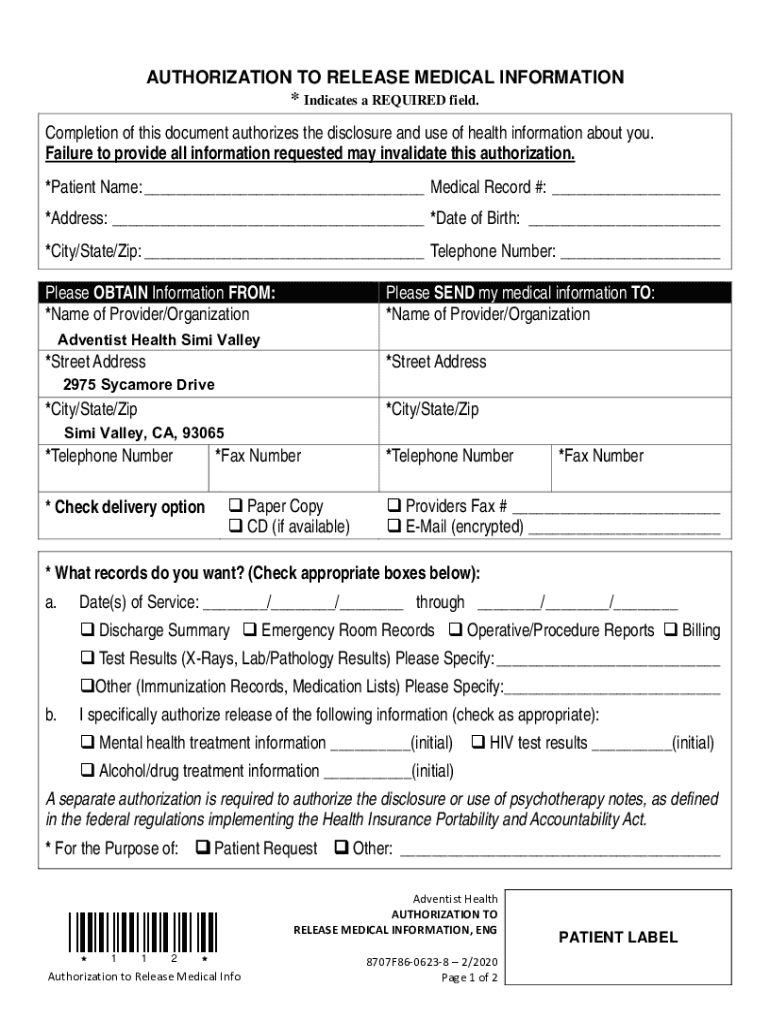 Fillable Online Medical Release Form - Fill Out and Sign Printable PDF ... Fax Email Print ...