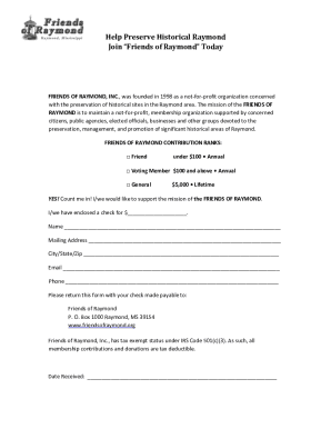 Fillable Online Membership / Donation Form - blackwarriorriver.org Fax Email Print - pdfFiller