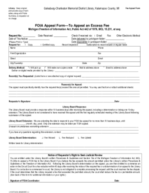 Fillable Online Fees, Requester Categories, & Fee Waivers - FOIA: U.S ...