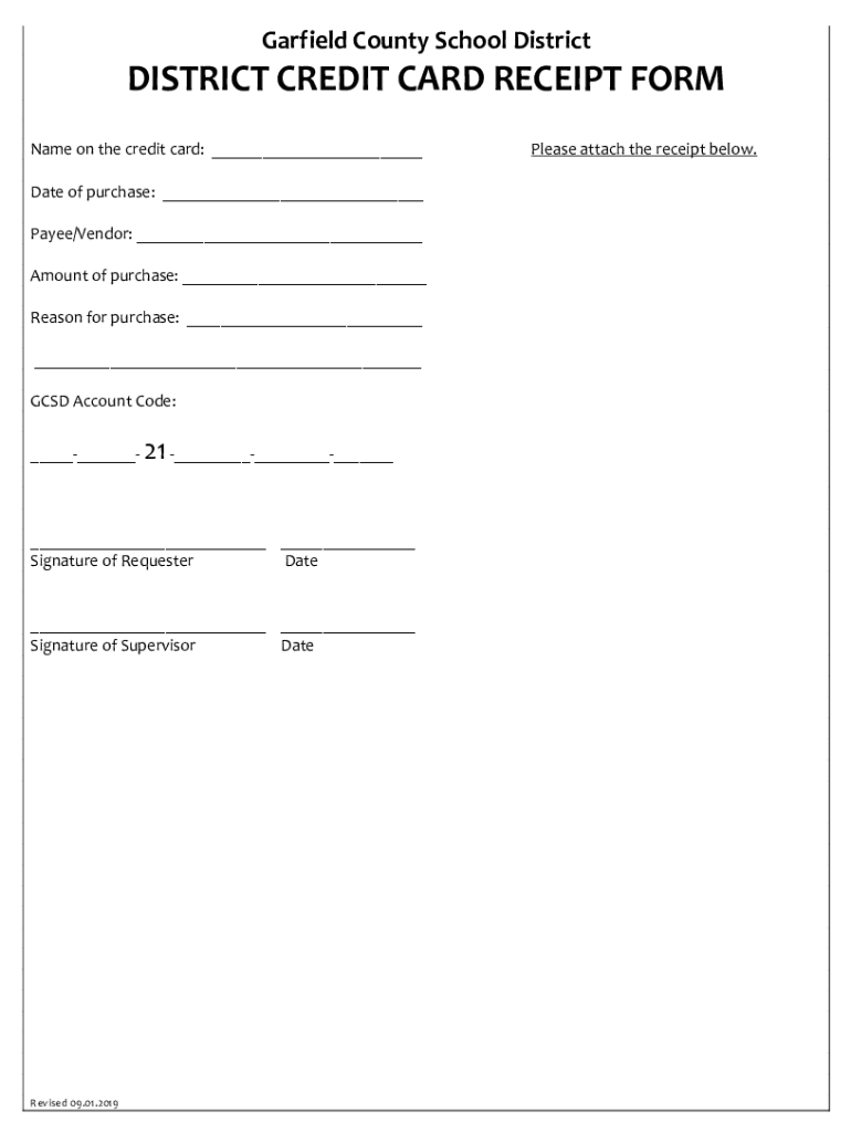 Fillable Online Credit Card Check Out Form Darby Public Schools Name ...