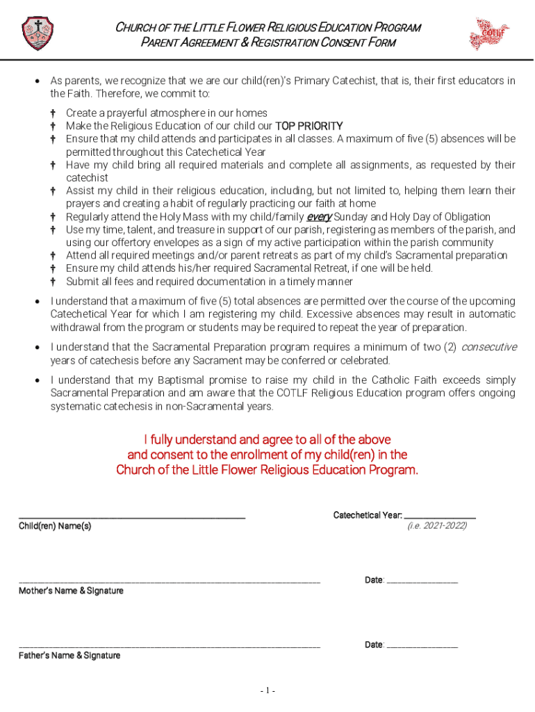 Fillable Online Registration Consent Form Fax Email Print - pdfFiller