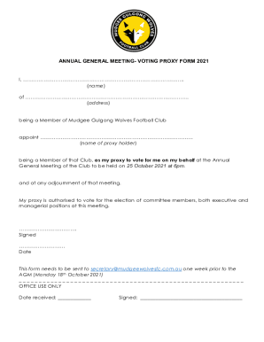 Fillable Online MGWFC Proxy voting form AGM.docx Fax Email Print ...
