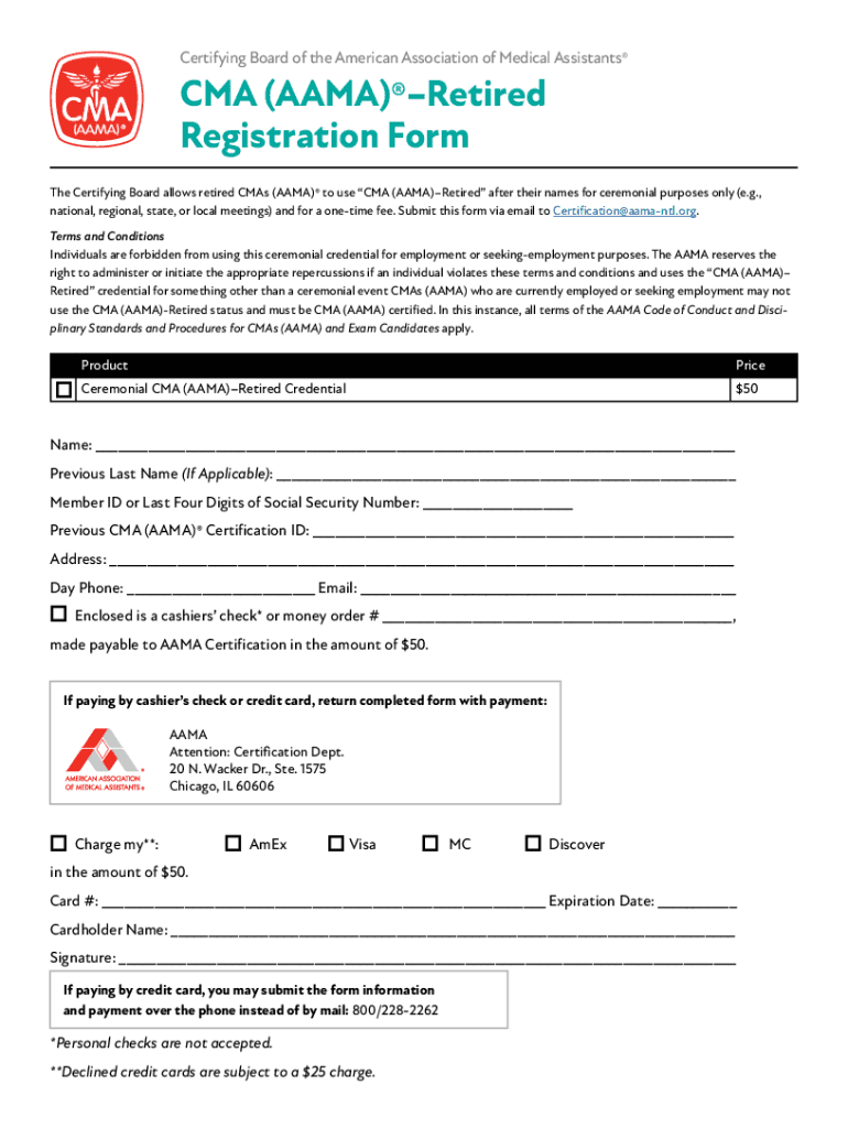 Fillable Online What Happens If You Fail The AAMA Exam 3 Times? Fax ...