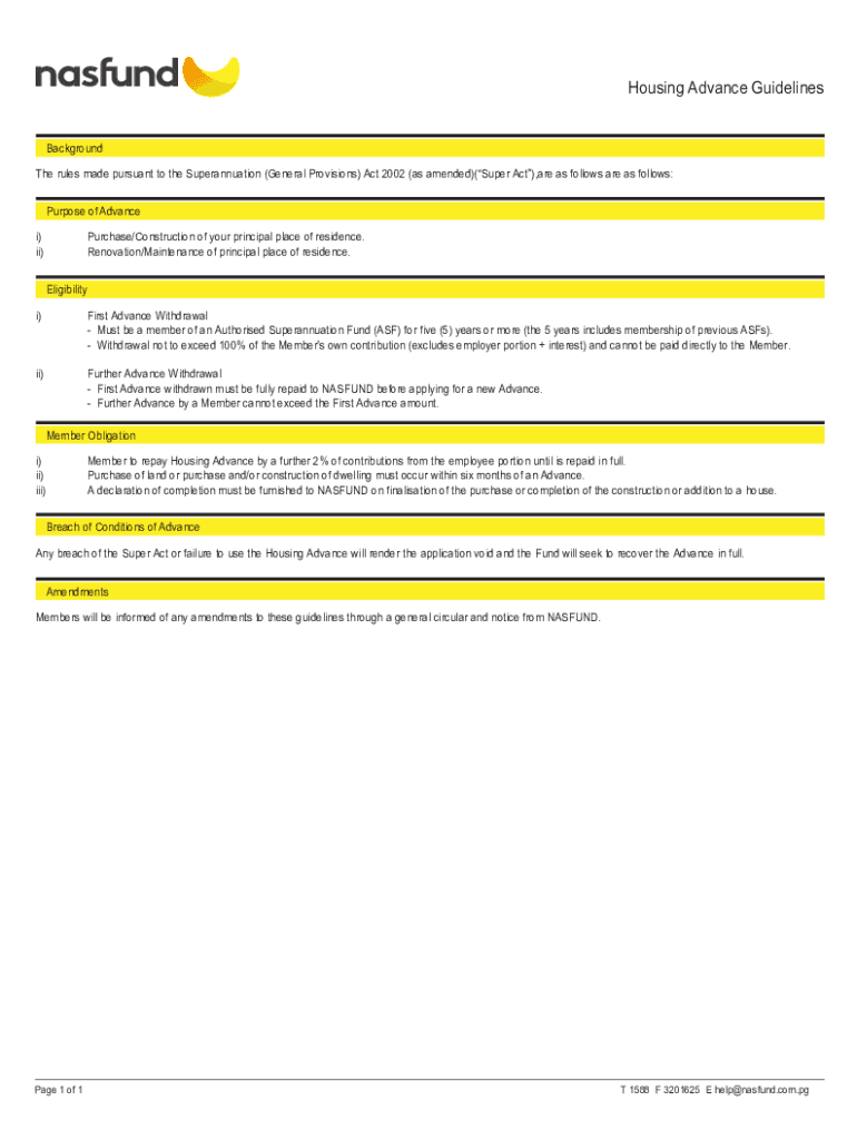 Fillable Online Nasfund housing advance form sf24" Keyword Found ...