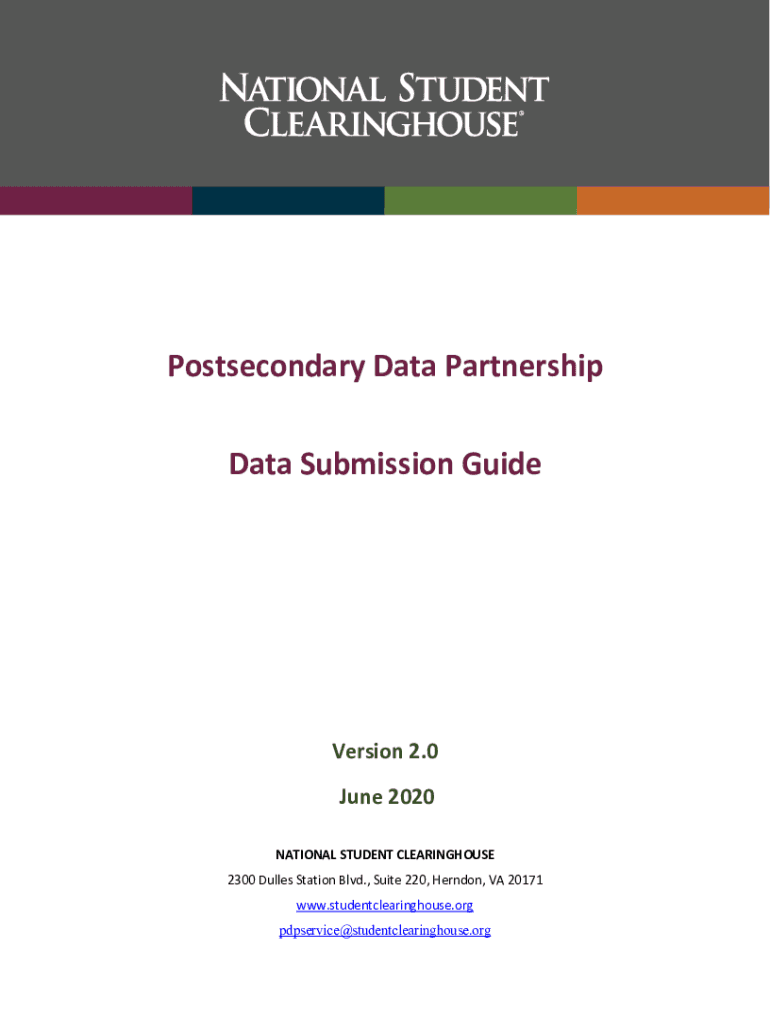 Fillable Online demo.studentclearinghouse.orgcollegespdpPostsecondary ...