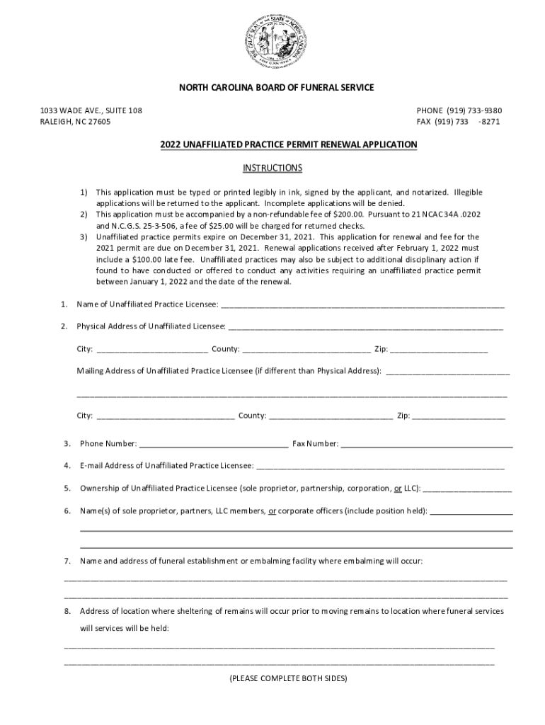 Fillable Online Fillable Online 2021 PRENEED FUNERAL ESTABLISHMENT ...