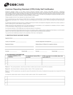 Fillable Online Common Reporting Standard (CRS) Compliance Guidelines ...