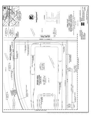 Fillable Online FINAL PLAT LOTS 1 AND 2, BLOCK 1 VICINITY MAP Fax Email ...
