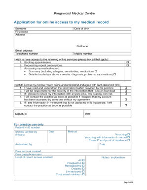 Fillable Online Fillable Online Accessing my medical record Fax Email ... Fax Email Print ...