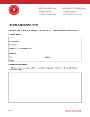 Fillable Online CIWA-Trustee-Application-form.2020.09.docx Fax Email ...