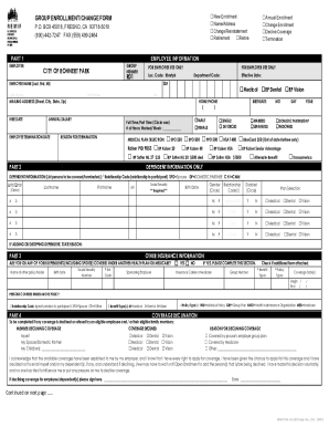 Fillable Online Fillable Online KP CA Group Enrollment Change Form (4 ...