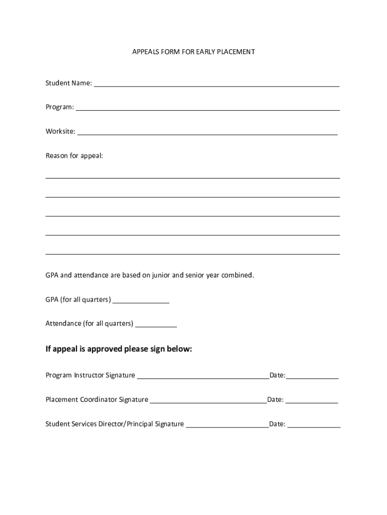 Fillable Online How to write a successful academic appeal letterFor ...