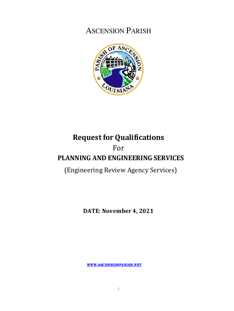 Fillable Online REQUEST FOR QUALIFICATIONS STATEMENT (RFQ) PROFESSIONAL ... Fax Email Print ...