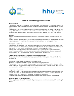 Fillable Online InstructionsHow to fill in Application form Fax Email ...