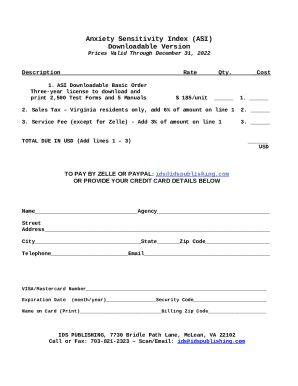Fillable Online ASI Downloadable Version Order Form.doc Fax Email Print ...