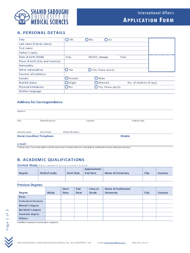 Fillable Online Office of International AffairsU.S. Department of ...