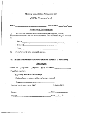 Fillable Online basic-hipaa-release-form.pdf - Medical Information ...