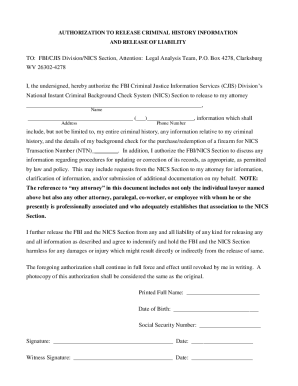 Fillable Online Fillable Online fbi Attorney bReleaseb Form - FBI - fbi ...