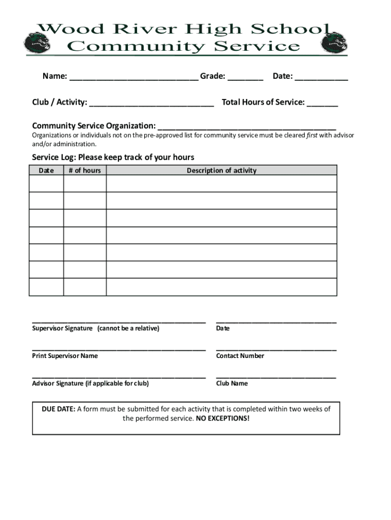 Fillable Online Kingwood High School Senior Information Sheet ...