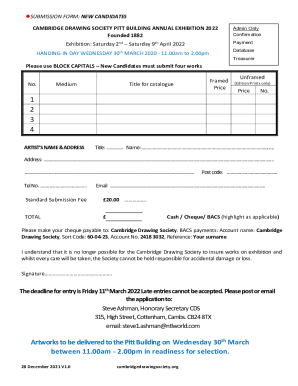 Fillable Online New Candidate Submission Form 2022 v1.0.docx Fax Email ...