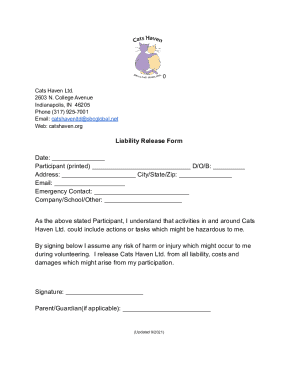 Fillable Online Release Form Fax Email Print - pdfFiller