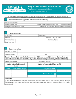 Fillable Online Street Activity Permit Office - New York City Fax Email ...