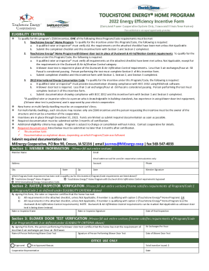 Fillable Online Fillable Online 2018 Incentive Form -- TSE Home Program ...