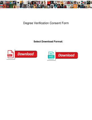 Fillable Online Degree Verification Consent Form. Degree Verification Consent Form linuxhub Fax ...