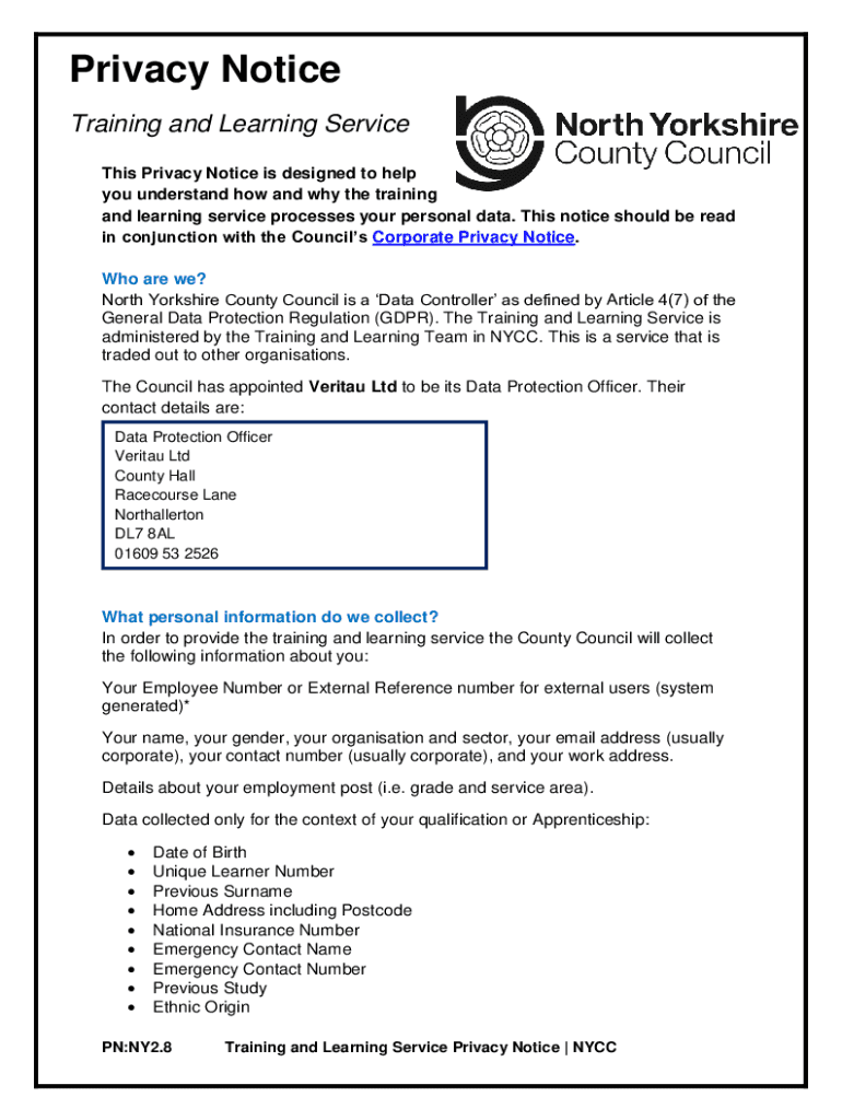 Fillable Online gdpr.euprivacy-noticeWriting a GDPR-compliant privacy ...