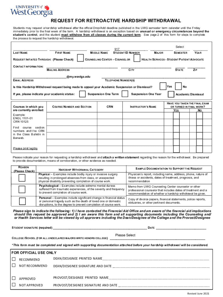 Fillable Online Request for Hardship Withdrawal Fax Email Print - pdfFiller
