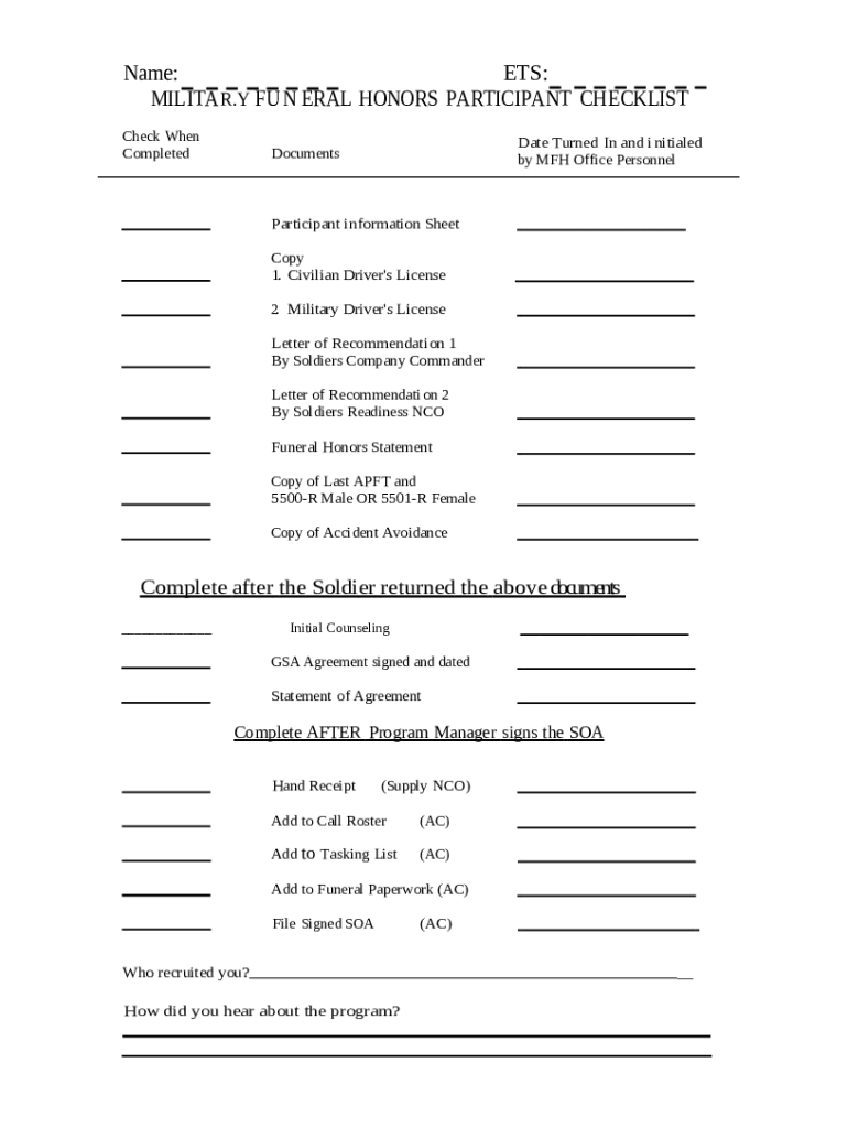 ARNG Military Funeral Honors Handbook - U.S. Department of ... Doc ...