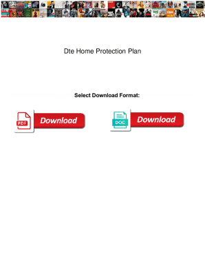Fillable Online Dte Home Protection Plan. Dte Home Protection Plan ...