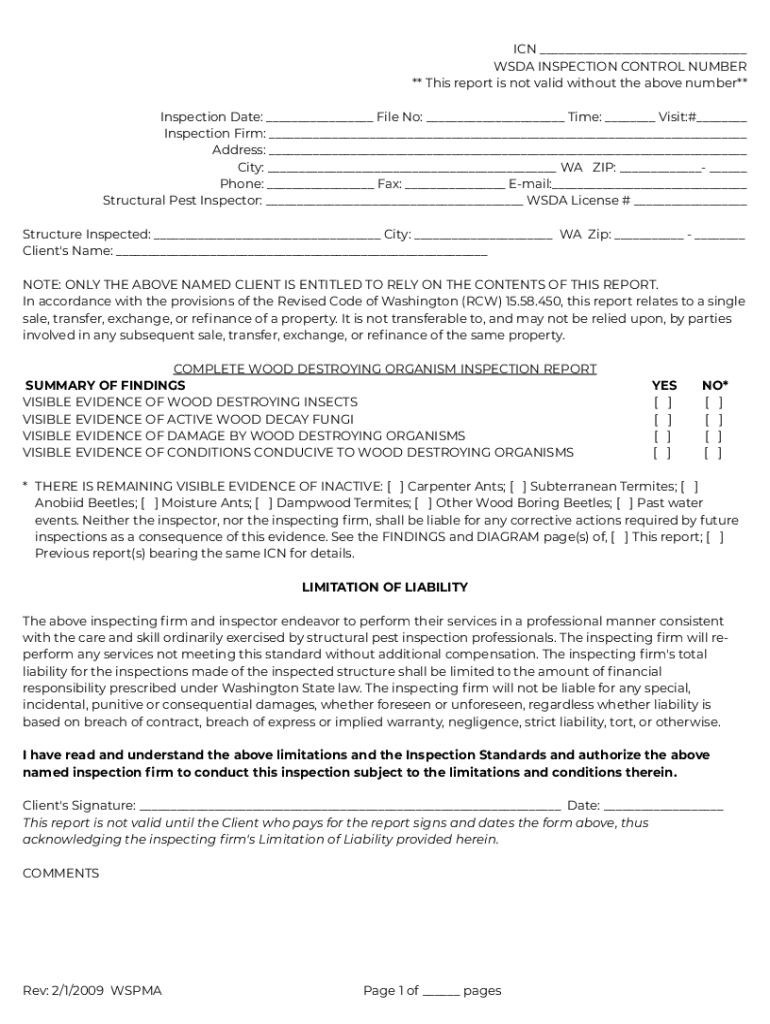 Fillable Online SPI Pre-Inspection Agreement Fax Email Print - pdfFiller