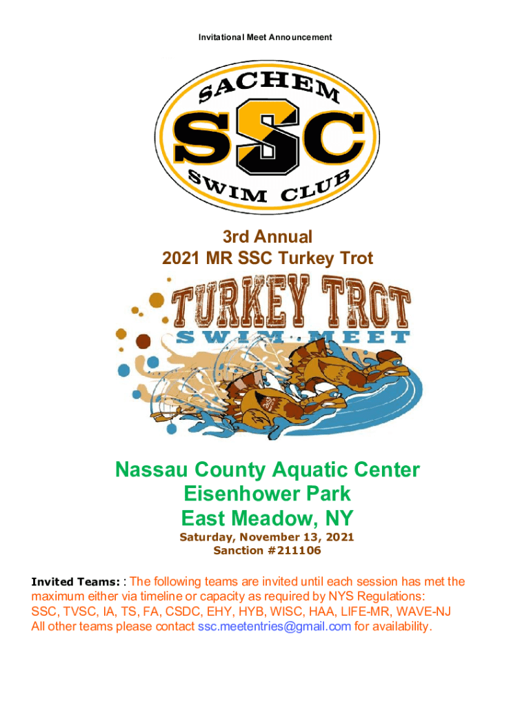 Fillable Online Nassau County Aquatic Center Eisenhower Park East ...