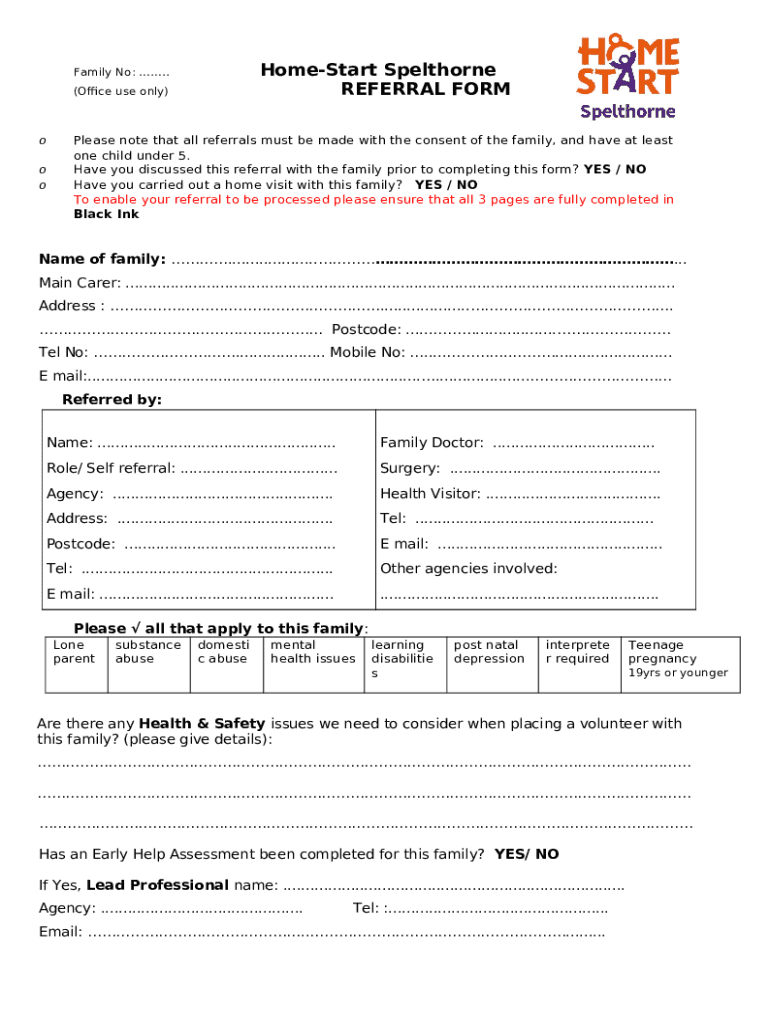 Referral For Office use only Please note that all ... Doc Template ...