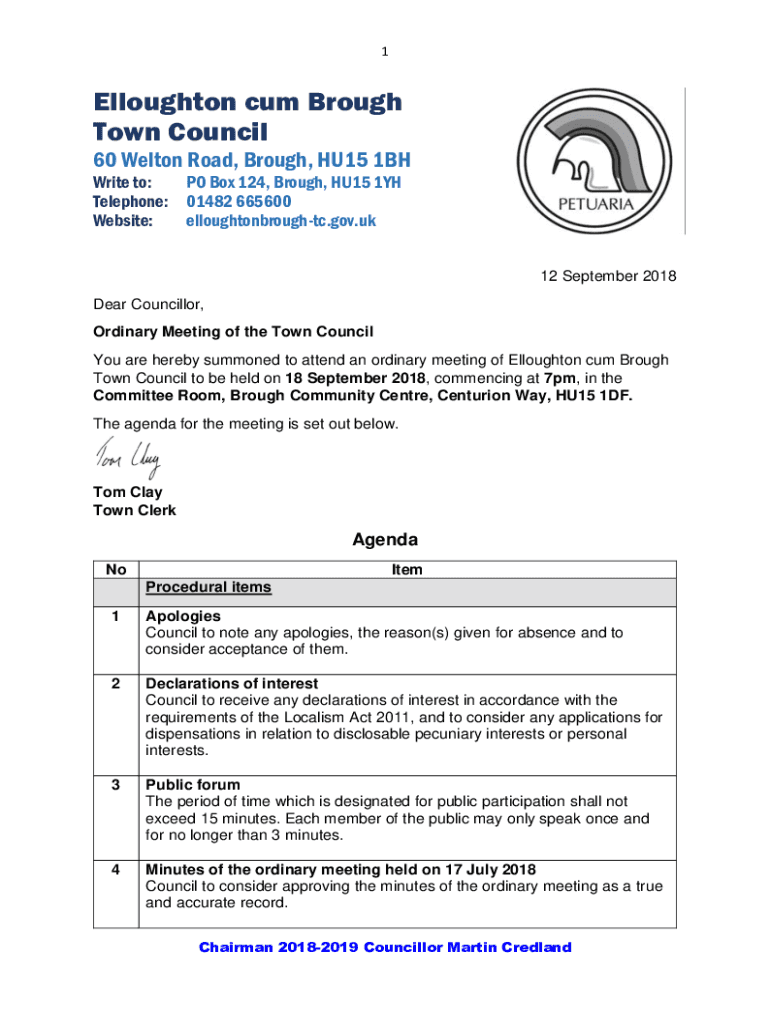 Fillable Online A December to Remember!Elloughton cum Brough Town ...